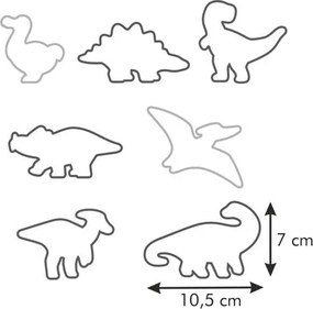 TESCOMA Vykrajovátka dinosauři DELÍCIA KIDS, 7 ks
