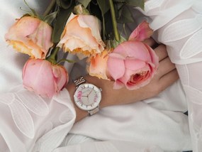 Dámské luxusní designové hodinky SUNDAY ROSE Spirit BLUSH SUN-S18