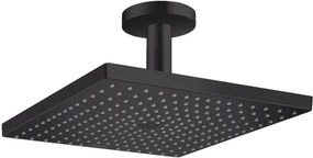 Hansgrohe Raindance hlavová sprchá s ramenem 30x30 cm čtvercový černá 26250670