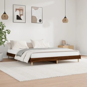 vidaXL Rám postele 120 x 200 cm kompozitní dřevo [832047] Barva: bílá s vysokým leskem