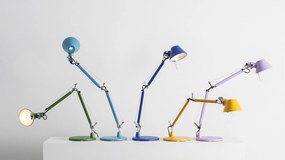 Artemide AS01180057 Tolomeo Micro tavolo, žlutá stolní lampa, 1x6W LED E14, 45+37cm