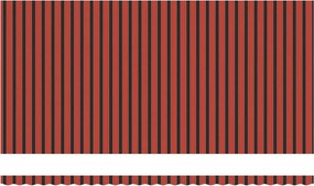 Stahovací markýza Oranžová a hnědá 600 × 300 cm 3081615