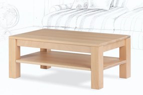 Wooded Konferenční stolek Chicago z masivu BUK Výška stolku: 53 cm