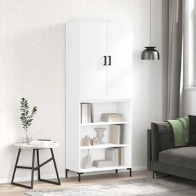 Skříň highboard bílá 69,5 x 34 x 180 cm kompozitní dřevo - Default Title