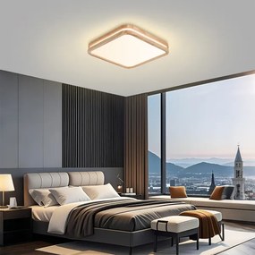 Brilagi - LED Stmív. svítidlo MOLINA SQUARE LED/48W/230V dub 40x40 cm + DO