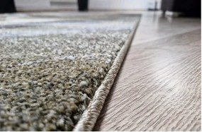 HU Hnědý moderní koberec Villa 872 s linkovaným vzorem Rozměr: 60x100 cm