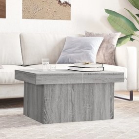 Konferenční stolek šedý sonoma 80 x 55 x 40 cm kompozitní dřevo