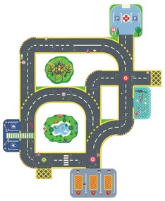 Auto Crazy Motors - Puzzl'Up Bláznivé město - 34 ks