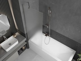 Mexen Next, vanová zástěna 1-křídlová 70 x 150 cm, fixní křídlo, 6 mm námraza sklo, chromový profil, 895-070-000-00-30-01