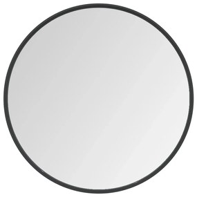 Nástěnné zrcadlo černé 60 cm - Default Title
