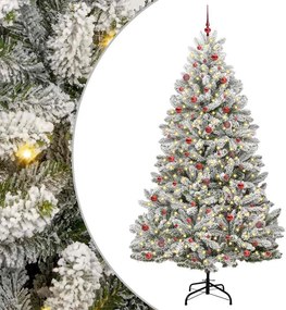 Umělý vánoční stromeček 270 cm 300 LED Teplá bílá PVC a ocel 3395775