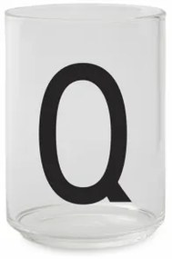 Personal Drinking Glass písmeno Q Design Letters