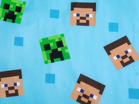 Jerry Fabrics Povlečení Minecraft Jungle Fight svítící efekt 140x200, 70x90 cm