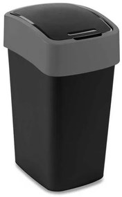 Rojaplast 93006 FLIPBIN odpadkový koš, 25 L, černý