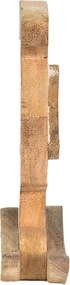 Dřevěná dekorace králíčí dívka v šatičkách M - 14*7*25 cm