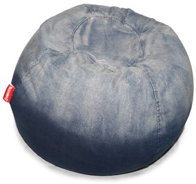 Beanbag Sedací vak Jeans Round blue