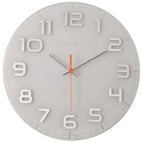 Designové nástěnné hodiny 8817wi Nextime Classy round 30cm