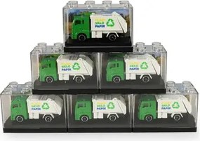 RAPPA Popelářské auto 7 cm / Kov, plast / Volný chod