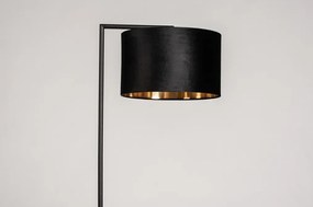 Stojací designová lampa Pallas Black and Gold
