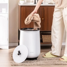 Costway 23 L Elektrický ohřívač ručníků s 3 úrovně ohřevu Ohřívač sušáku ručníků