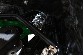 Ramiz Čtyřkolka na baterie E-STAR zelená 35 km/h + motor 1000W + nafukovací kola + nastavení sedadla