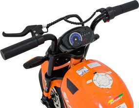 Elektrická motorka SUPERMOTO oranžová
