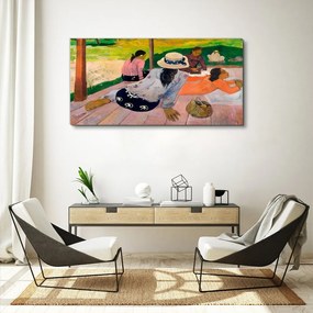 Obraz na plátně Siesta tahiti paul gauguin