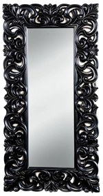 Designové nástěnné zrcadlo Kathleen 180 cm černé