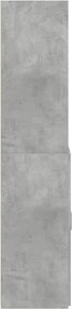 Skříň highboard betonově šedá 70x42,5x185 cm kompozitní dřevo 3281374