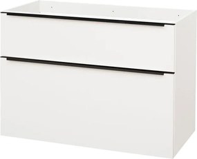 Mereo Mereo, Sprchová stěna WALK IN, Novea, black ALU, sklo Čiré, CK10602HB