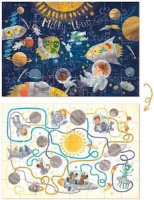 DODO Sada puzzle a her Vesmírné dobrodružství / 40 dílků / od 3 let
