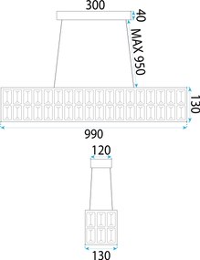 Toolight Toolight, LED křišťálové stropní svítidlo APP1566-CP, zlatá, OSW-06403