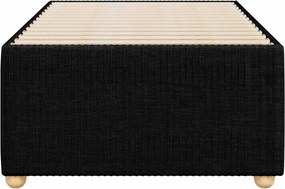 Rám postele bez matrace černý 100 x 200 cm textil 3284916