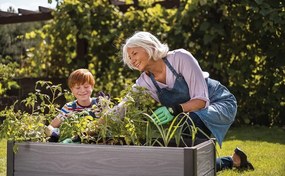 Vyvýšený záhon MAPLE šedá Keter