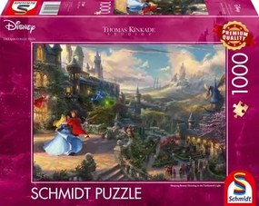 SCHMIDT Puzzle Šípková Růženka: Tanec v čarovném světle / 1000 dílků /