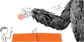 Milan Starý | Proč nehraje King Kong ping pong Rám: Černý, Velikost: 20 x 30 cm