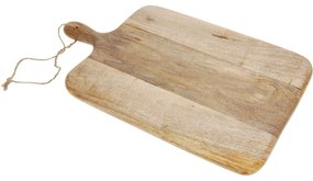 EH Dřevěné krájecí prkénko s rukojetí, 42 x 26,2 cm