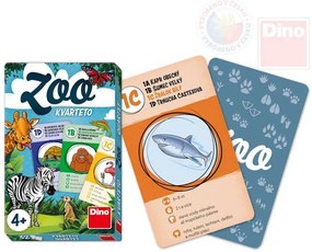 DINO Hra karetní Kvarteto ZOO *SPOLEČENSKÉ HRY* dn605954