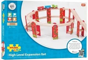 Bigjigs Rail Víceúrovňový set kolejí / od 3 let