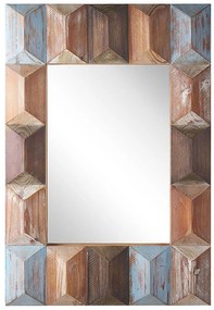 Nástěnné zrcadlo 63 x 90 cm vícebarevné HIZOTE Beliani