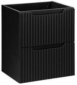 Skříňka pod umyvadlo NOVA Black 82-50-2S | 50 cm