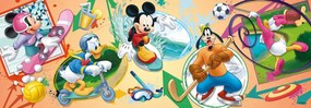 DINO Puzzle panoramatické 150 dílků Mickey s kamarády sportují 66x23cm dn393318