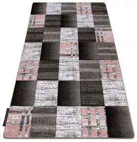 koberec ALTER Siena, Čtverce, Mříž, šedý velikost 140x190 cm | krásné koberce cz