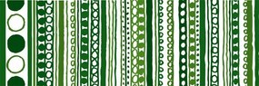 Vliesová fototapeta Dimex Green Pattern M-374 | 330x110cm