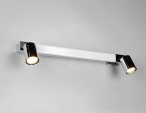 LED nástěnné svítidlo v leskle stříbrné barvě Enrico – Trio