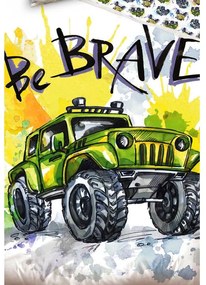 Dětské povlečení Jeep Be Brave 140x200 / 70x90 cm