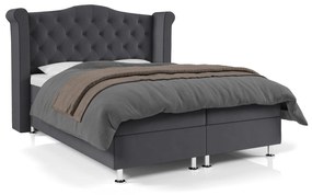 SFAB Kontinentální čalouněná postel SATURN (90x200 cm) Barva látky: MONOLITH 15