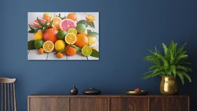Allboards,Skleněná magnetická tabule- dekorativní obraz CITRUSY,TS96_40016