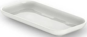 Koupelnová podložka Porzellan oválná 19,7 cm bílá