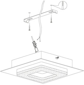 Eglo 99324 - LED Stropní svítidlo FRADELO 4xLED/4W/230V
